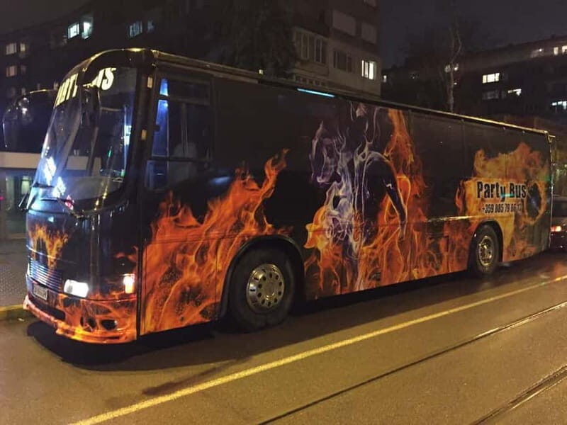 Sofia,Bulgaria Party bus day and night party tours - The Itinerary and What to Expect