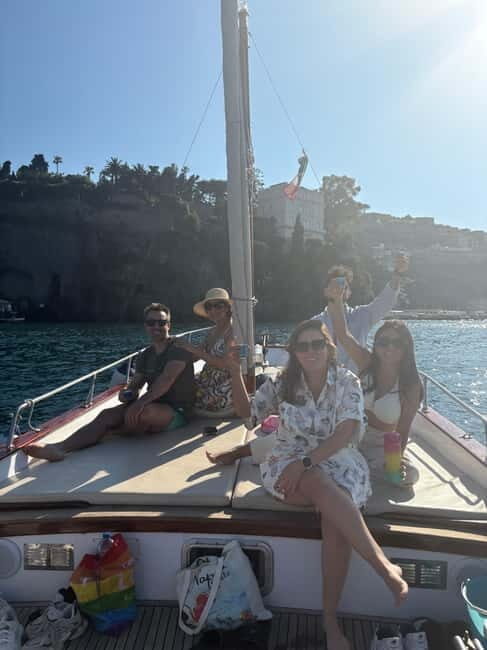 Sorrento: Boat Coastal Cruise with Swim and Limoncello - Key Points
