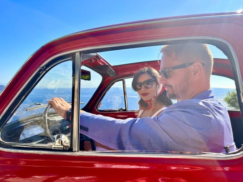 Sorrento Coast Couples Photo Tour by Vintage Fiat 500 - The Experience: A Well-Designed 2-Hour Scenic Adventure
