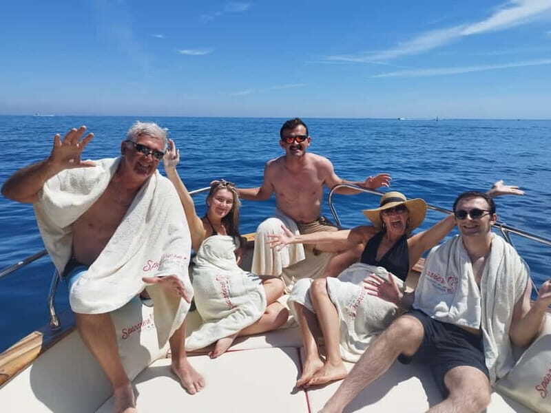 Sorrento: Private Amalfi & Positano Coast Boat Tour & Lunch - The Final Swim at Crapolla Bay