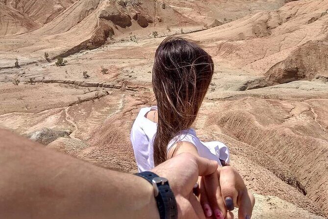 Space view of Aktau Mountains. Private Tour. - Key Points