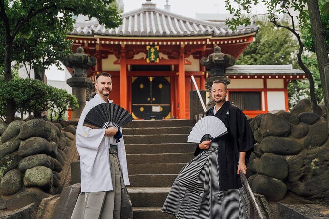 Special price couple (2 people) kimono commemorative photo shoot in Asakusa, Tokyo HANAYAKA kimono & yukata rental offer - The Sum Up