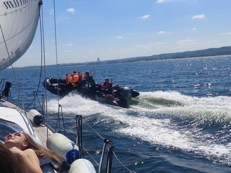 Speed boat Half Hour trip in Sopot. Speed up to 100 km/h - The Sum Up