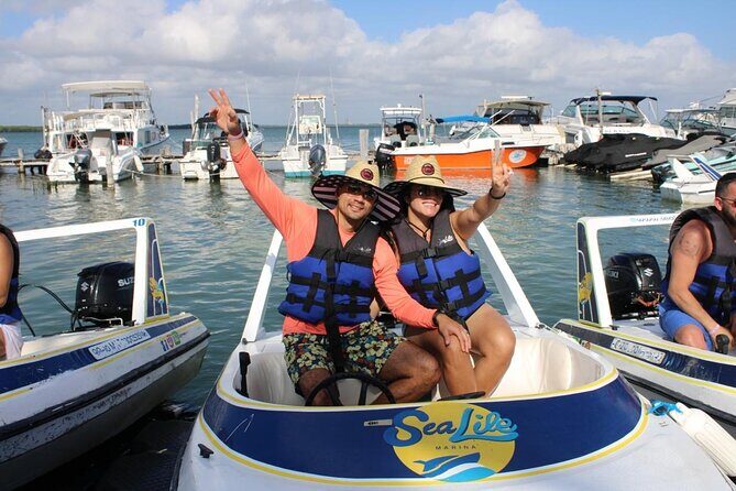 Speedboat Adventure and Snorkeling with transportation in Cancun - Key Points