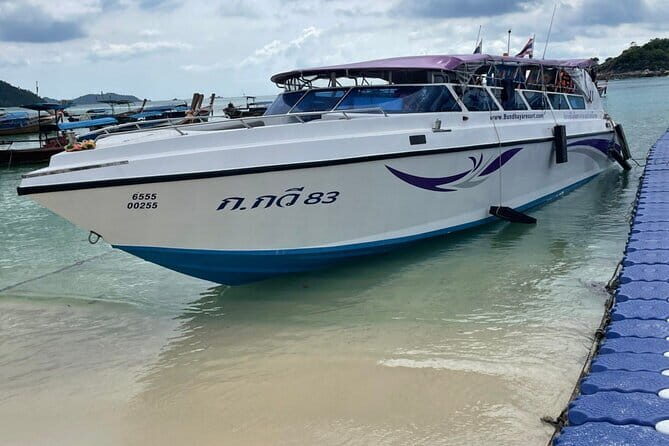 Speedboat transfer to island service. - Key Points