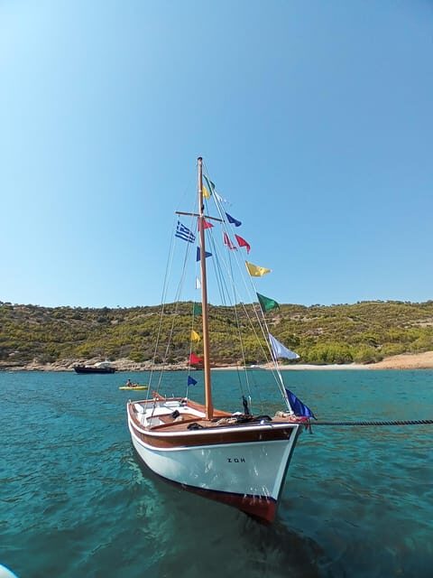 Spetses Island Boat Exploration  e-kaiki - Exploring Spetses with the e-kaiki Electric Boat Tour
