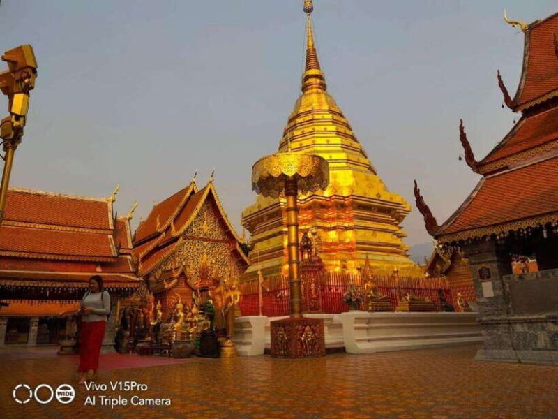 Spiritual Sunrise: Wat Doi Suthep, Pha Lat, Alms &Meditation - The Alms-Giving Ritual and Blessings