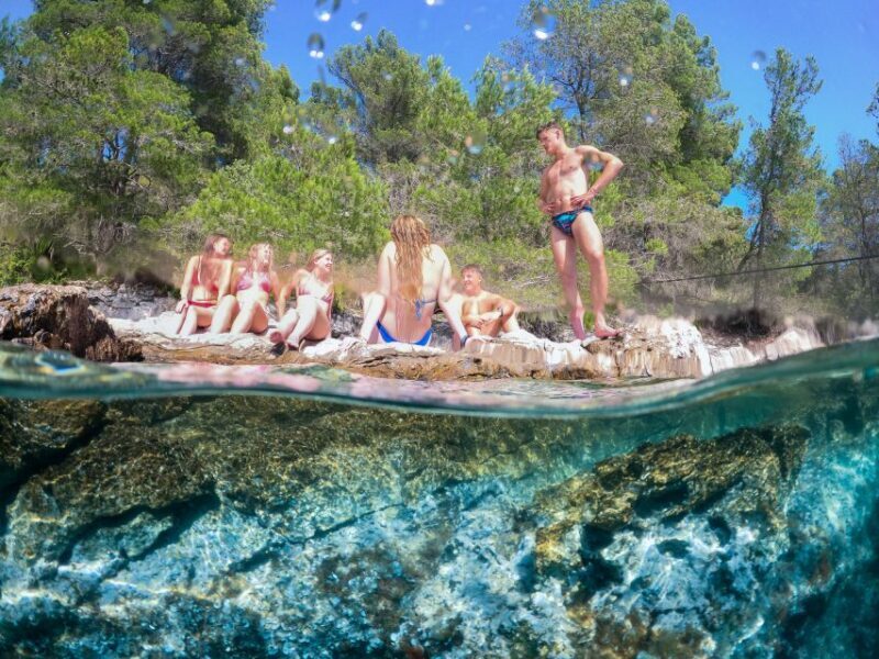 Split: Blue Lagoon Boat Party with Slide, Dj and After Party - Key Points