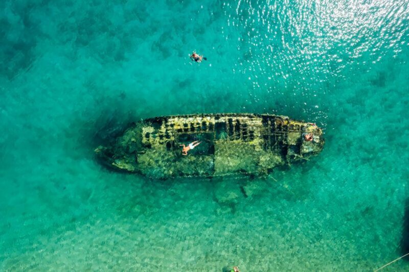 Split: Blue Lagoon, Shipwreck, & olta with Lunch & Drinks - Key Points