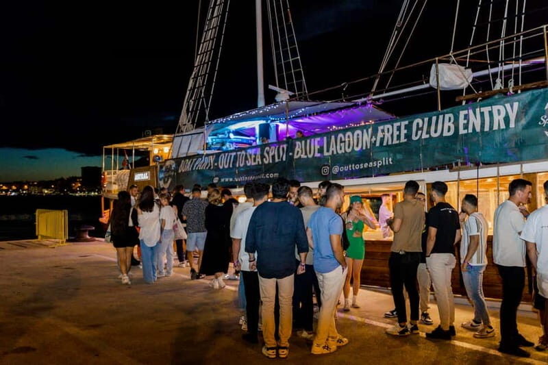Split: Boat Crawl with Nightclub Access, Shots, & Boat Party - The Itinerary: What to Expect from Start to Finish