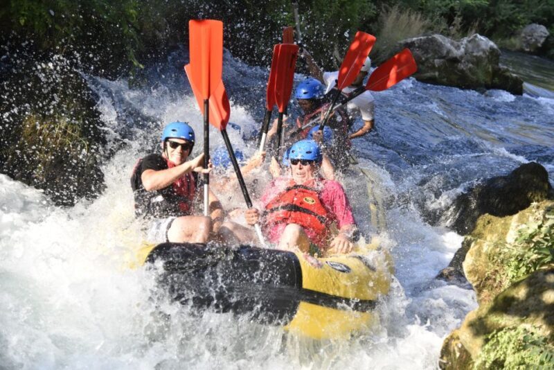 Split: Cetina River Rafting with Cliff Jumping and Cave Tour - Key Points