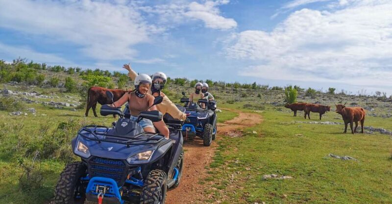 Split: Dalmatian Hinterland Quad Tour, Swimming & BBQ Lunch - Key Points