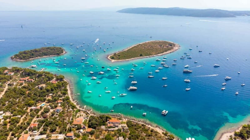 Split/Trogir: Trogir, Blue Lagoon, and Solta Speedboat Trip - Key Points: