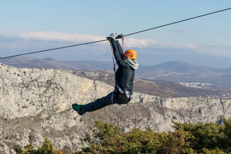 Split: Zip Line Adventure with Optional Transportation - Key Points