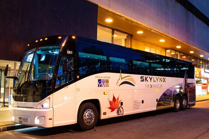 Squamish to-or-from Whistler by Bus (Single trip) - Baggage and Special Items