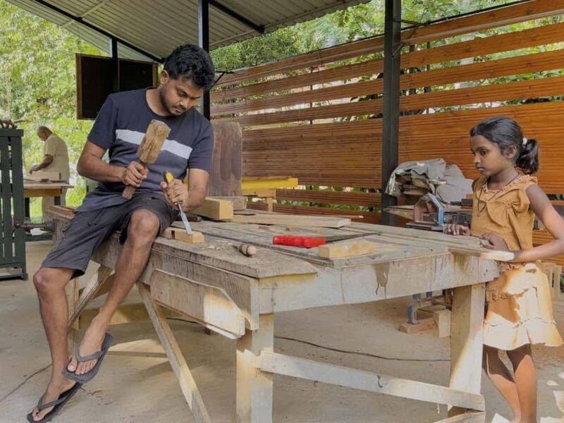 Sri Lankan Carpentry & Wood Carving Workshop: Make Souvenirs - Riverside Serenity and Relaxation