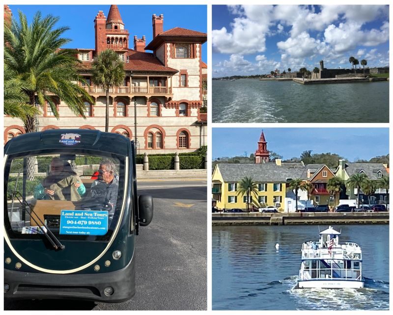 St. Augustine: Boat Cruise and Electric Golf Cart Tour - The Water Portion: 75-Minute Harbor Cruise