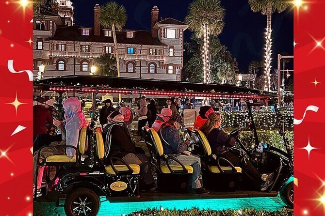St Augustine Nights of Lights Tour on Premium Electric Cart - Key Points