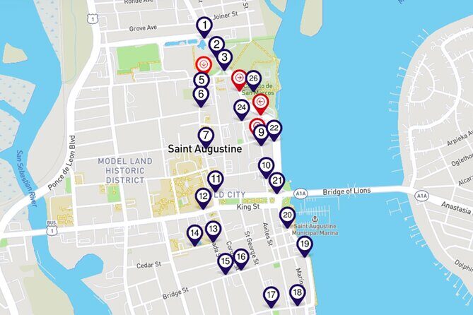 St. Augustine's Lost Souls: a Smartphone Audio Ghost Tour - What’s Included and What’s Not