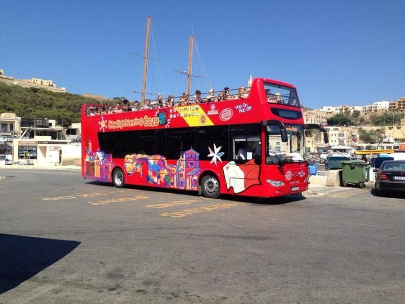 St Julian's: Gozo Full-Day Opentop Bus and Comino Caves - Key Points