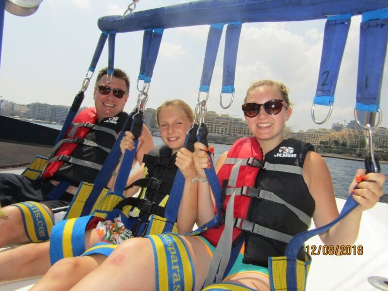 St. Julian's: Parasailing in Malta with Photos and Videos - The Itinerary in Detail