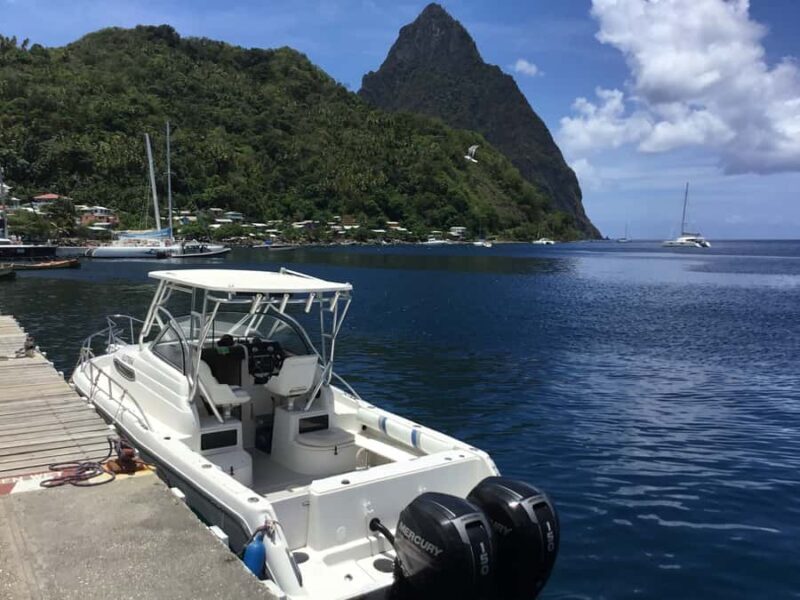 St.Lucia Private West Coast Snorkeling charter to Soufriere - Key Points