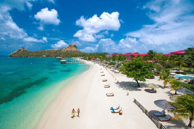St. Lucia Reduit Beach Shuttle - Groups Only Cruise ship Guest only groups - Transportation and Comfort