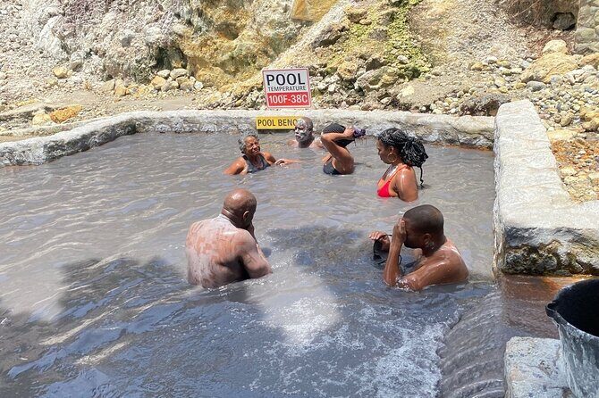 St Lucia Sulphur Springs Drive- in Volcano Tour & Waterfall - Key Points