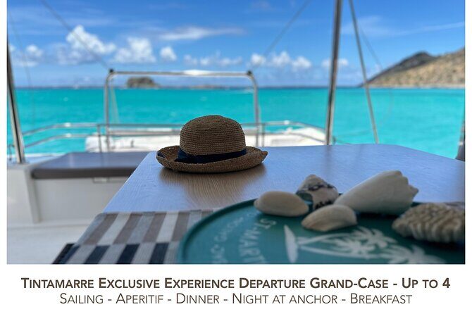 St Martin Gd Case Private cruise: dinner and night in Tintamarre - Key Points