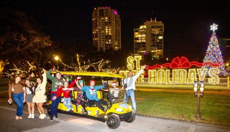 St. Pete Christmas Lights Golf Cart Tour - What Makes the Tour Stand Out