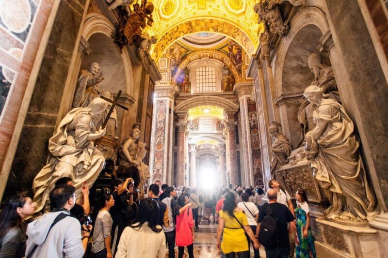 St Peter's Basilica Express Guided Tour with Dome Climb - Frequently Asked Questions