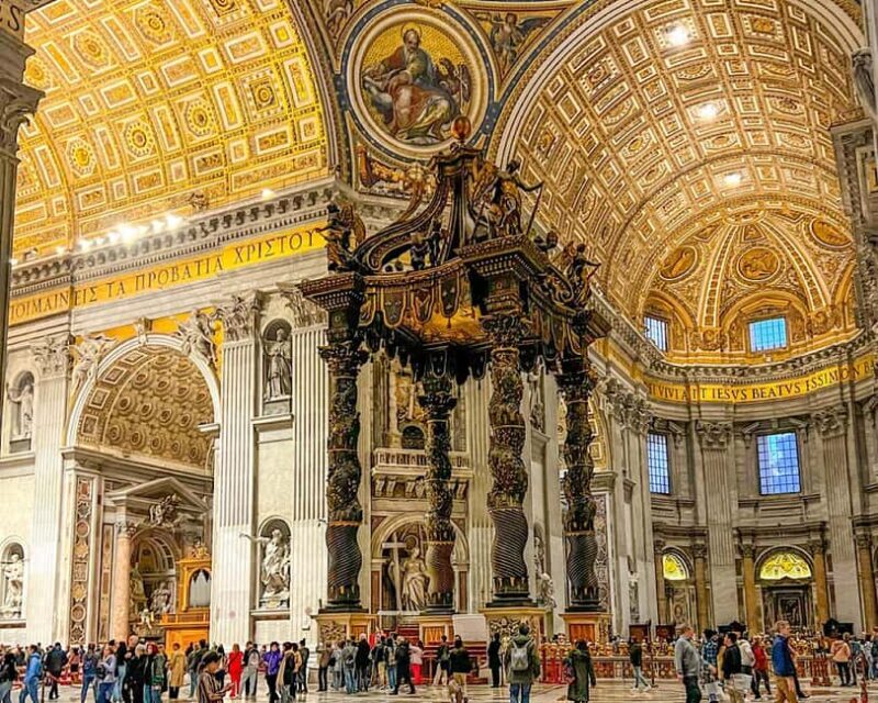 St.Peters Basilica, La Pietà , Papal Tombs Tour With Dome - Summary