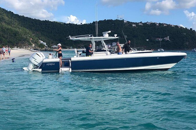 St Thomas Full-Day Boat Rental 37' Intrepid Powerboat - FAQ