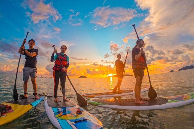 Stand Up Paddle Boarding with Sunrise/Sunset Tour at Kota Kinabalu with transfer - Key Points