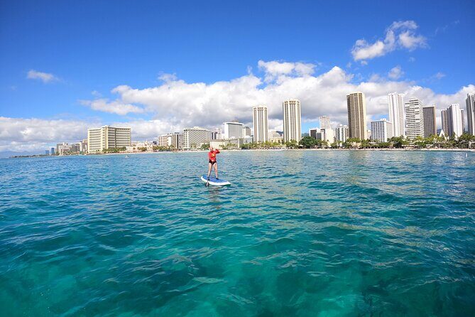 Stand Up Paddle Open Group Lesson with Waikiki Courtesy Shuttle - A Straightforward Introduction to SUP Near Waikiki