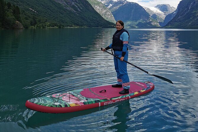 Stand up paddleboard adventure in Leangbukta - The Value of the Experience