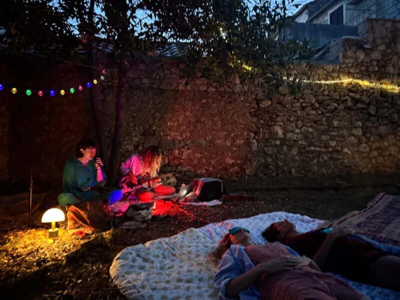 Stari Grad, Hvar: Napping Concert in the Museum Garden - The Value of a Live Ambient Soundscape for Travelers