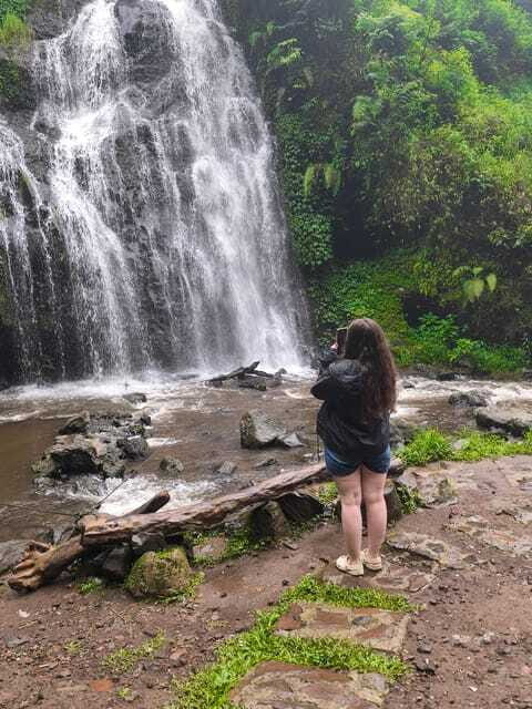 Start 10am Bandung Group Tour Volcano, Waterfalls, Hotspring - Return to Bandung