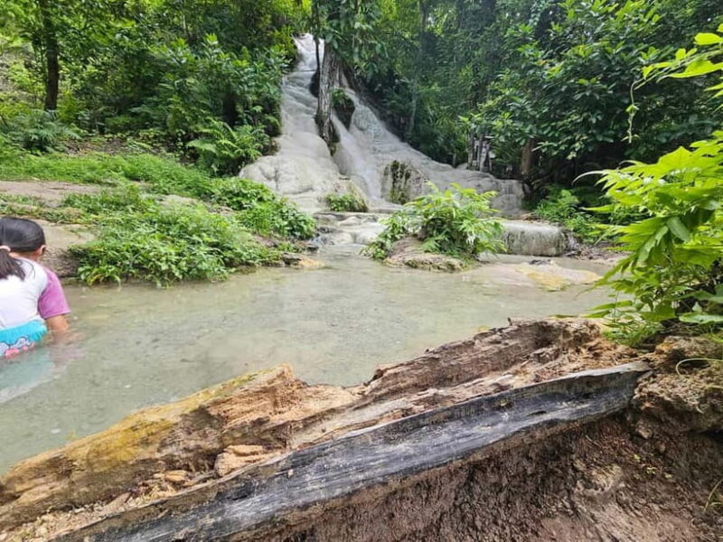 Sticky Waterfall & Secret Temple & Lunch Delectable Cuisine. - The Sum Up