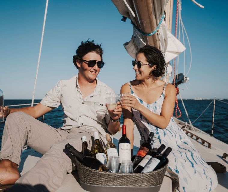 Stock Island Wind & Wine Sunset Sail aboard classic Schooner - FAQ