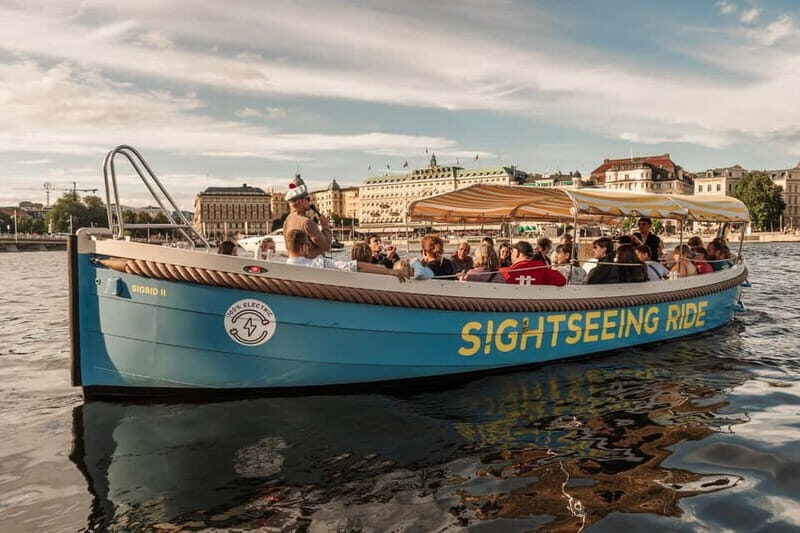 Stockholm: Guided City Sightseeing Open Electric Boat Tour - Detailed Itinerary Breakdown