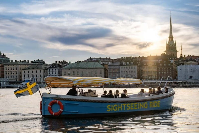 Stockholm: Guided City Sightseeing Open Electric Boat Tour - Practical Tips for Travelers