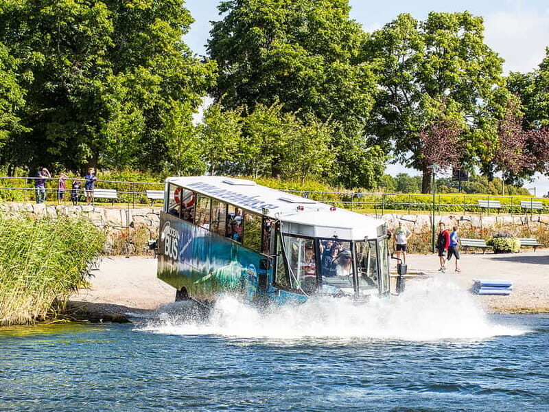 Stockholm: Land and Water Tour by Amphibious Bus - Key Points