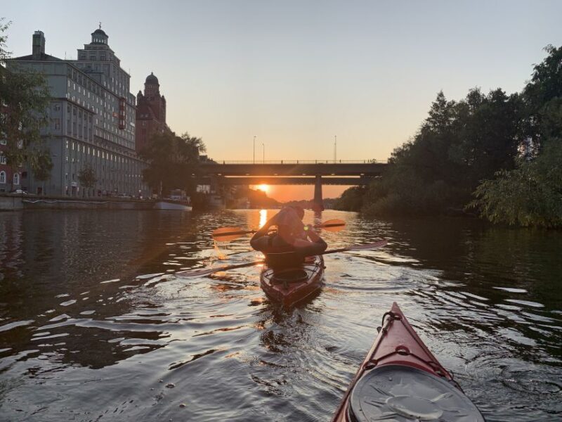 Stockholm: Sunset Kayak Tour in the City + Swedish Fika - The detailed itinerary