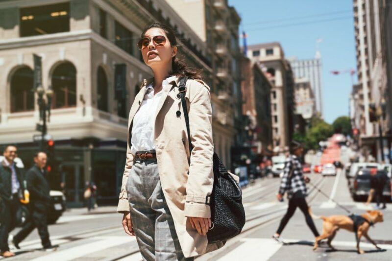 Street-style photoshoot in San Francisco Theater District - The Photography and Delivery