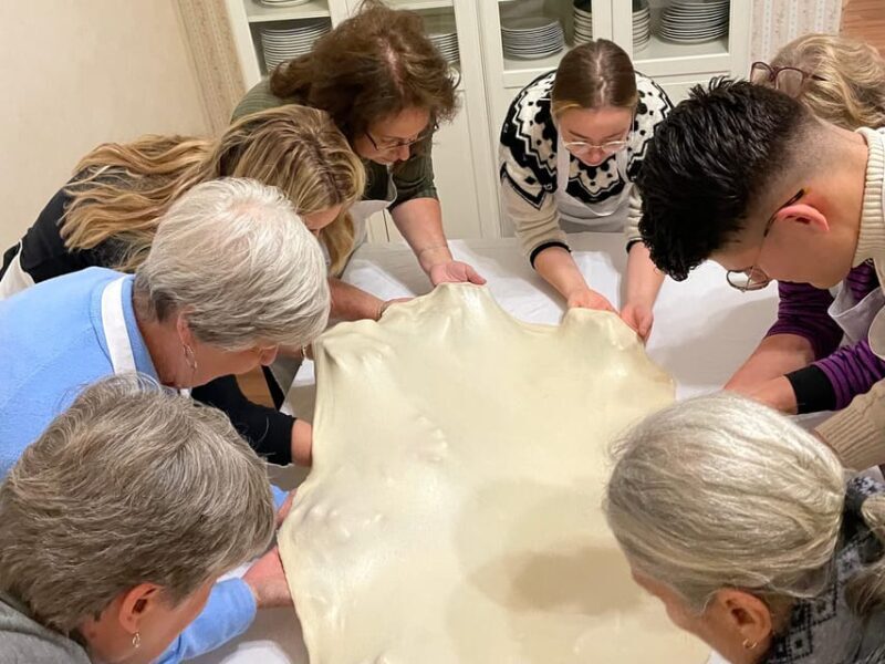 Stretched Strudel Making Class with 2 Different Fillings - Practical Tips for Participants