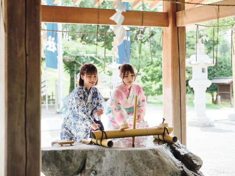 SuizenjiKimono Experience with photo shoot - Authentic Experience in a Picturesque Setting