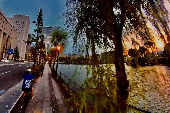[Summer only] Twilight E-assist bike tour in tokyo - The Itinerary: What You’ll See & Do