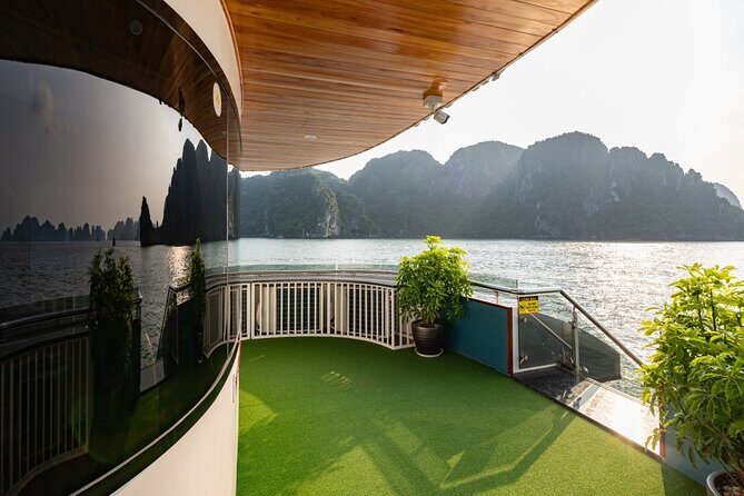 Sunlight Grand/Crystal 5 Star Cruise Explore Halong Bay One Day - The Highlight: Titop Island and Sunset Views