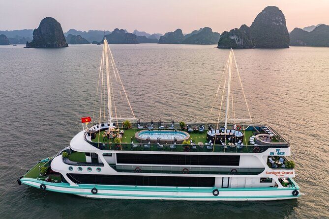 Sunlight Grand Luxury Cruise In Halong Bay From Harbor - Introduction: A Day of Elegance and Adventure in Halong Bay